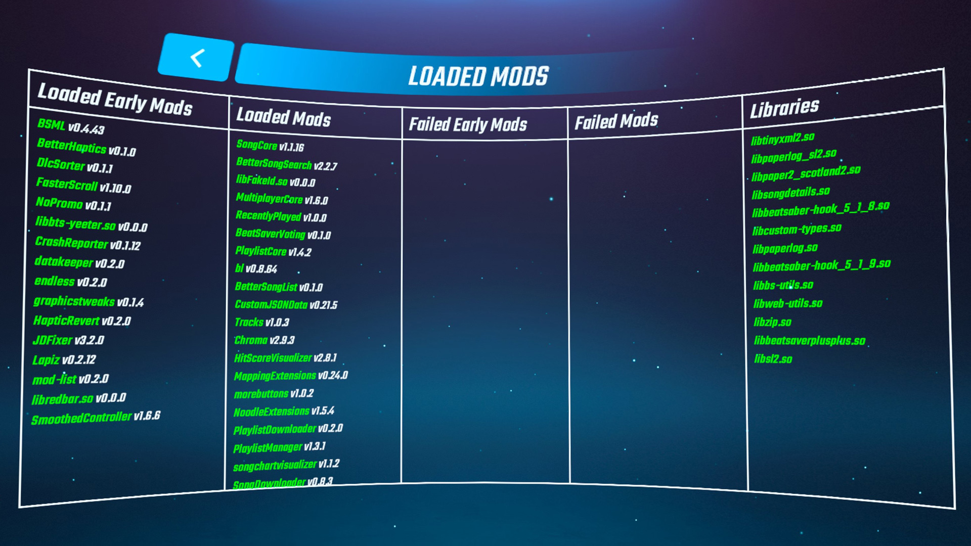 Quest Beat Saber Mods for 1.40.8_7379
